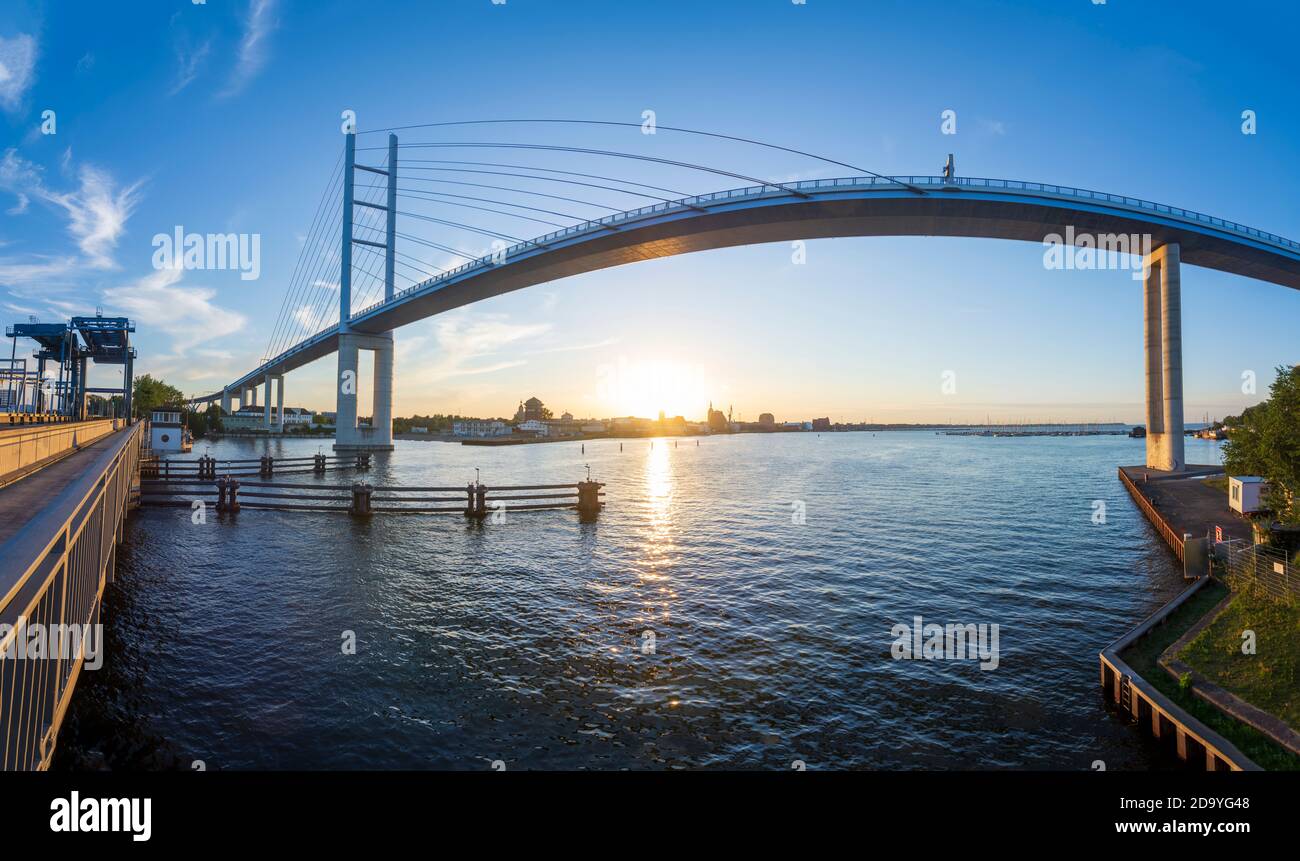 Stralsund: New Rügen Bridge of Strelasund Crossing, Old Town Stralsund ...