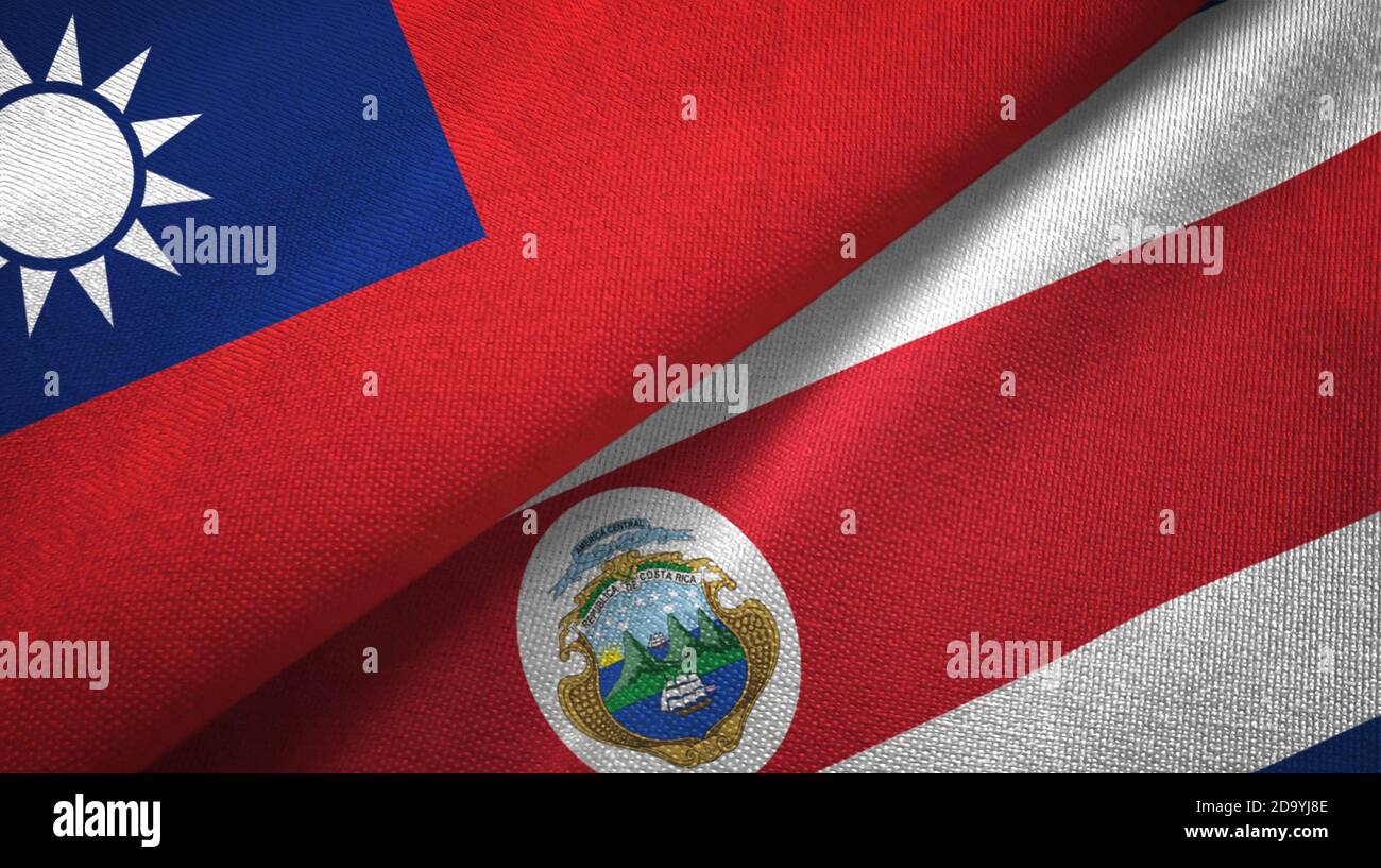 Taiwan costa rica flag hi-res stock photography and images - Alamy