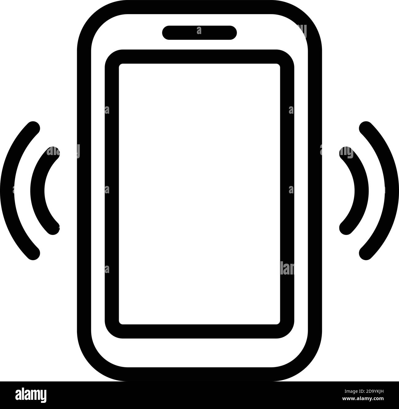 Phone payment icon. Outline phone payment vector icon for web design ...