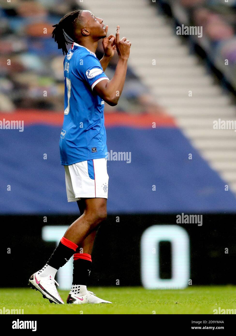 Joe aribo rangers celebrates hi-res stock photography and images - Alamy