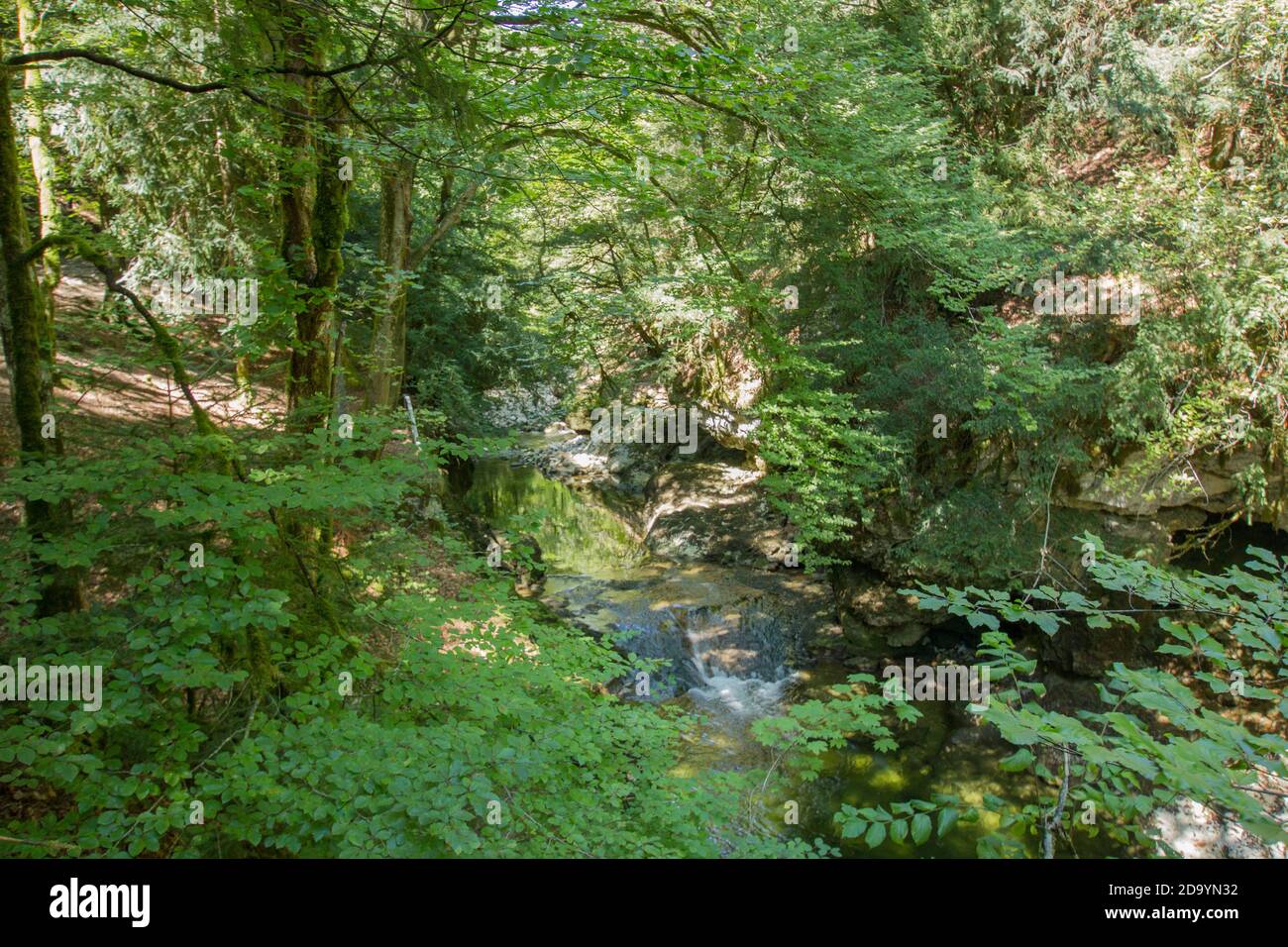 Gorge de l'Areuse between Noiraigue and Boudry in Switzerland Stock ...