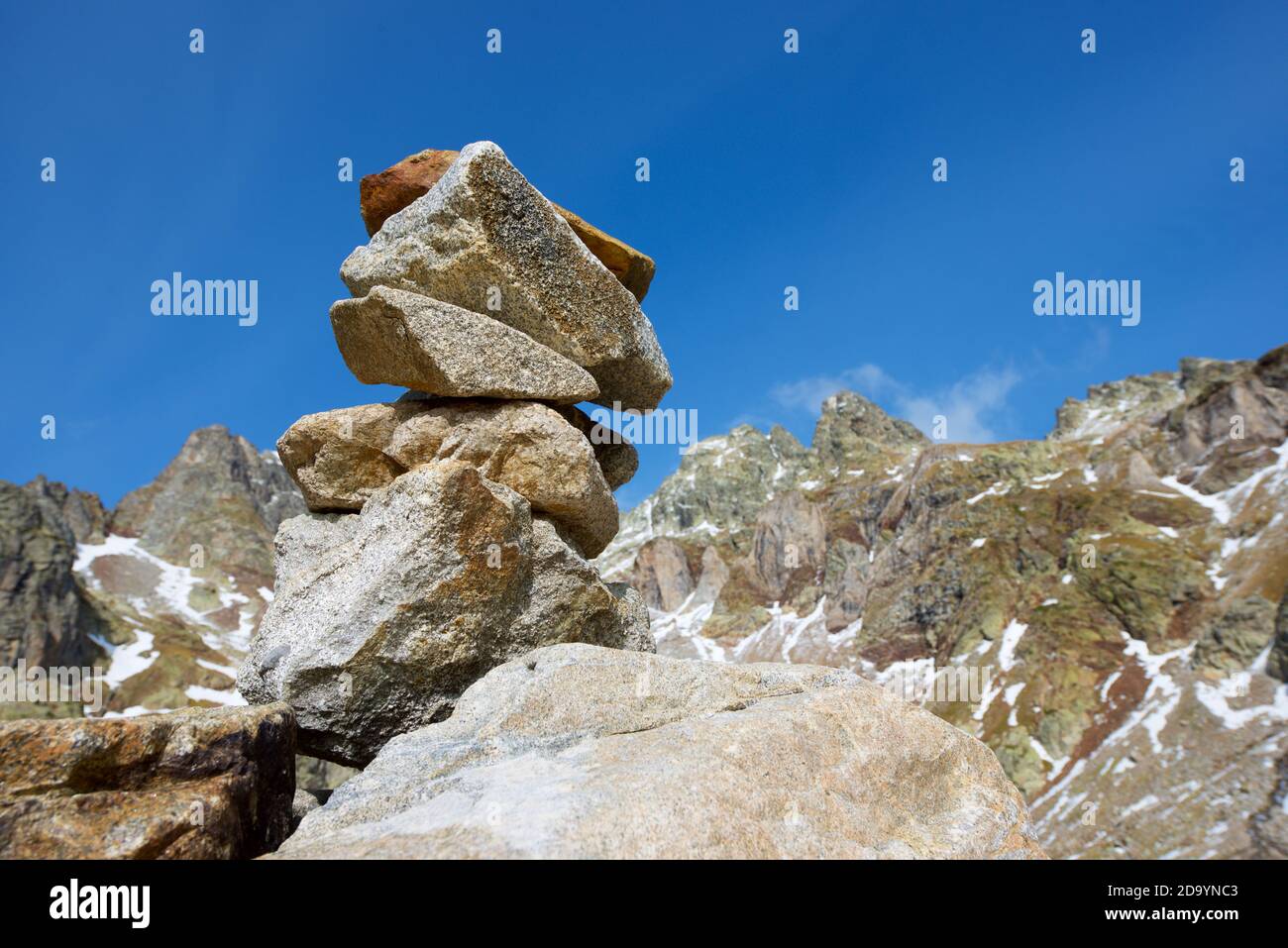 Peaks in the Pyrennes mountains Stock Photo - Alamy
