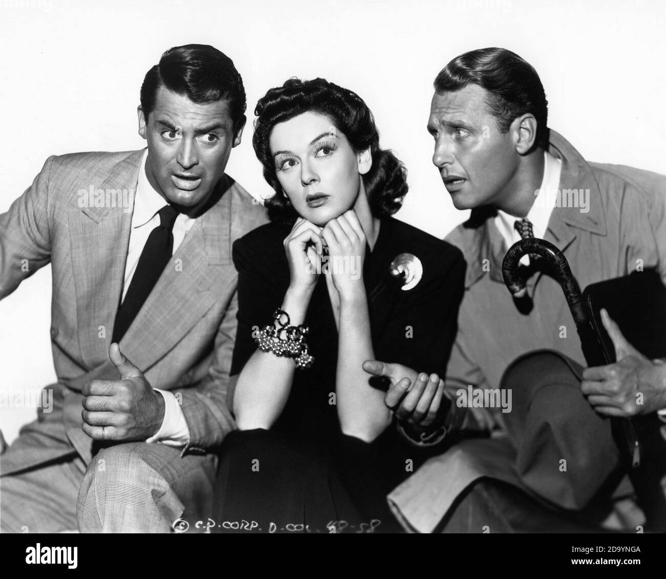 CARY GRANT ROSALIND RUSSELL and RALPH BELLAMY in HIS GIRL FRIDAY 1940 ...