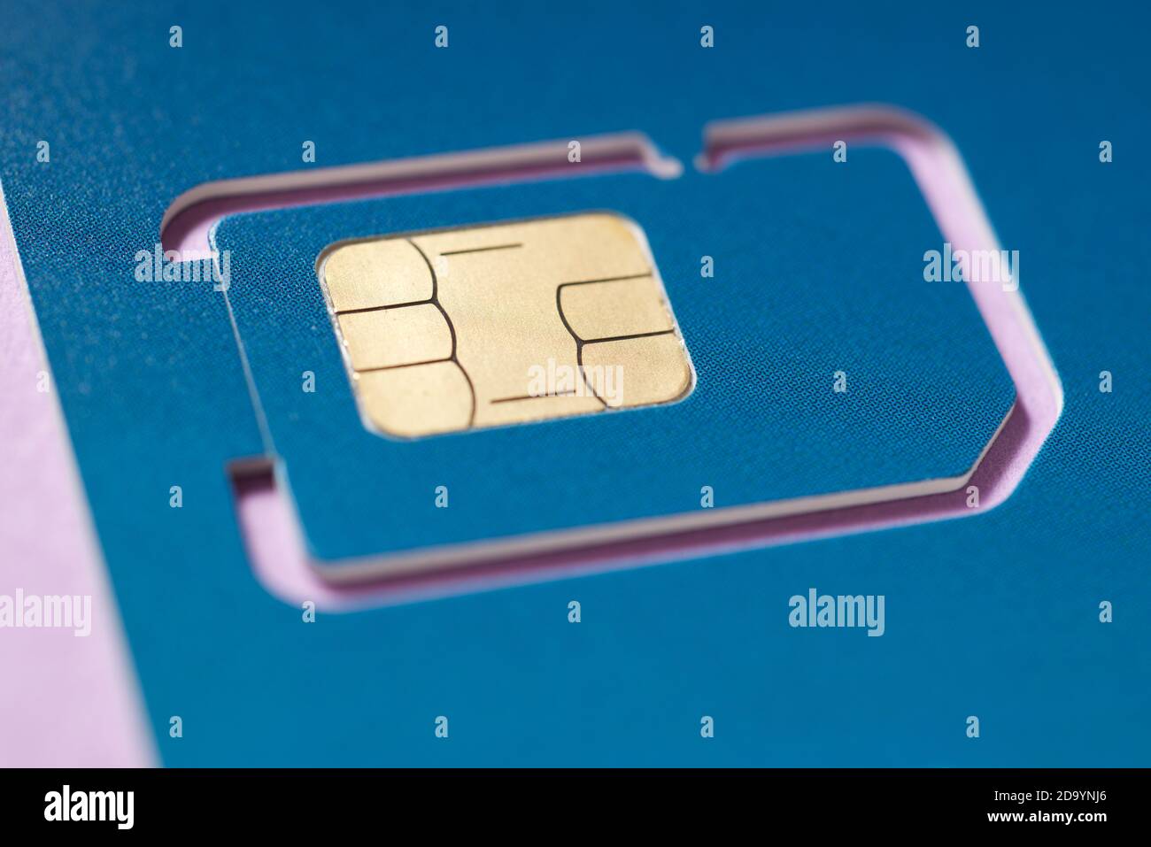 Blue gsm phone sim card hi-res stock photography and images - Alamy