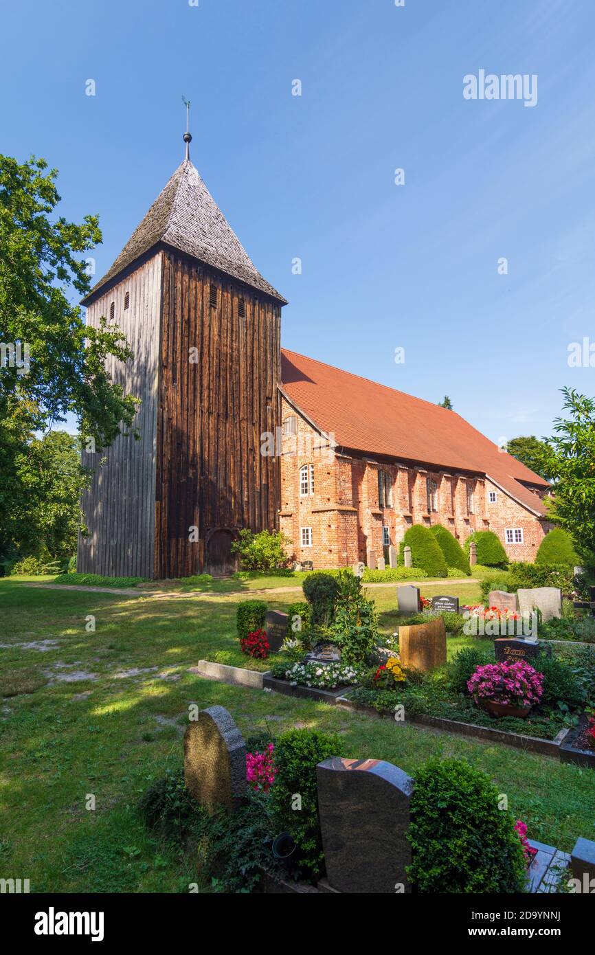 Prerow: Seemannskirche (Seafarers' Church), Ostsee (Baltic Sea), Darß ...