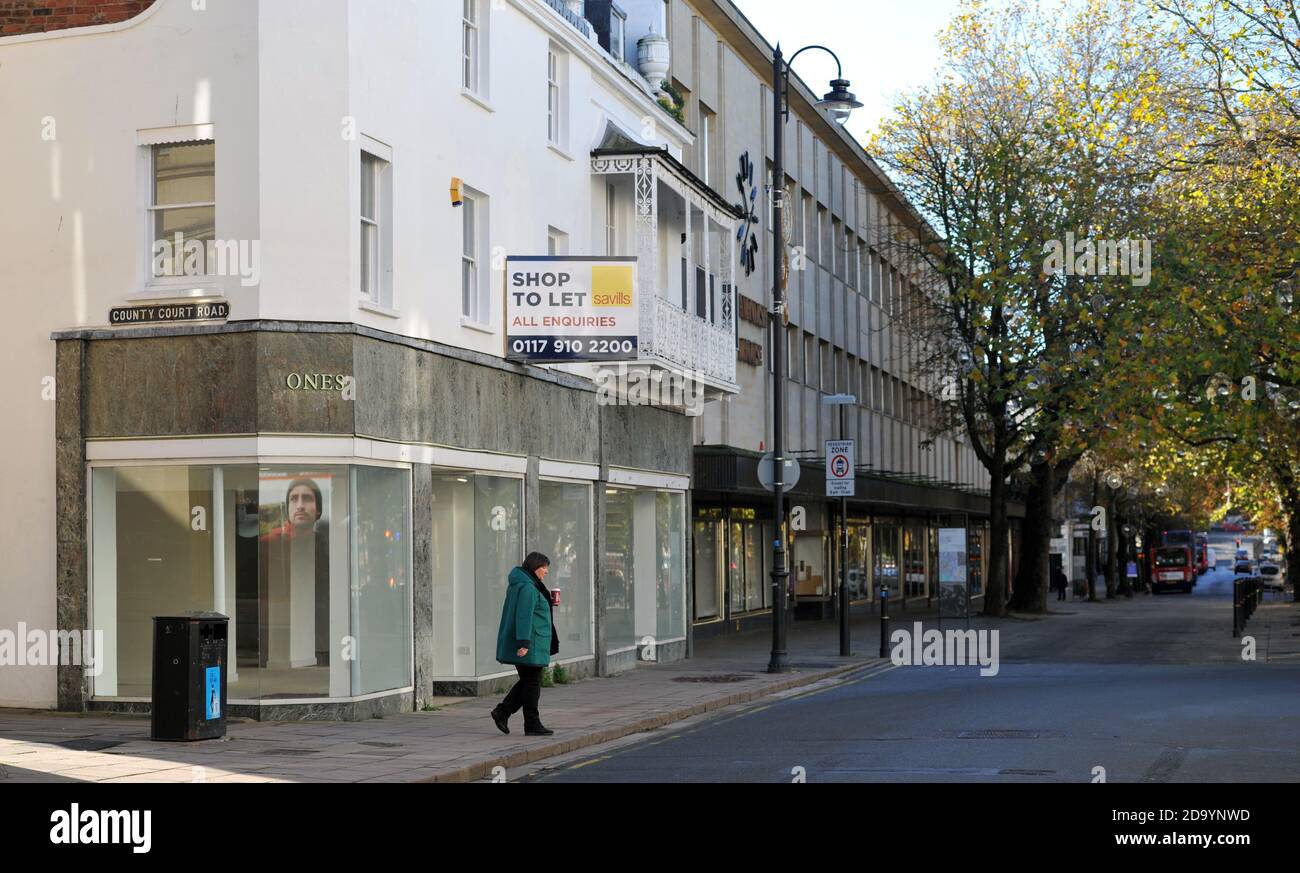 Promenade, Cheltenham. Lockdown Two leaves the streets of Cheltenham ...