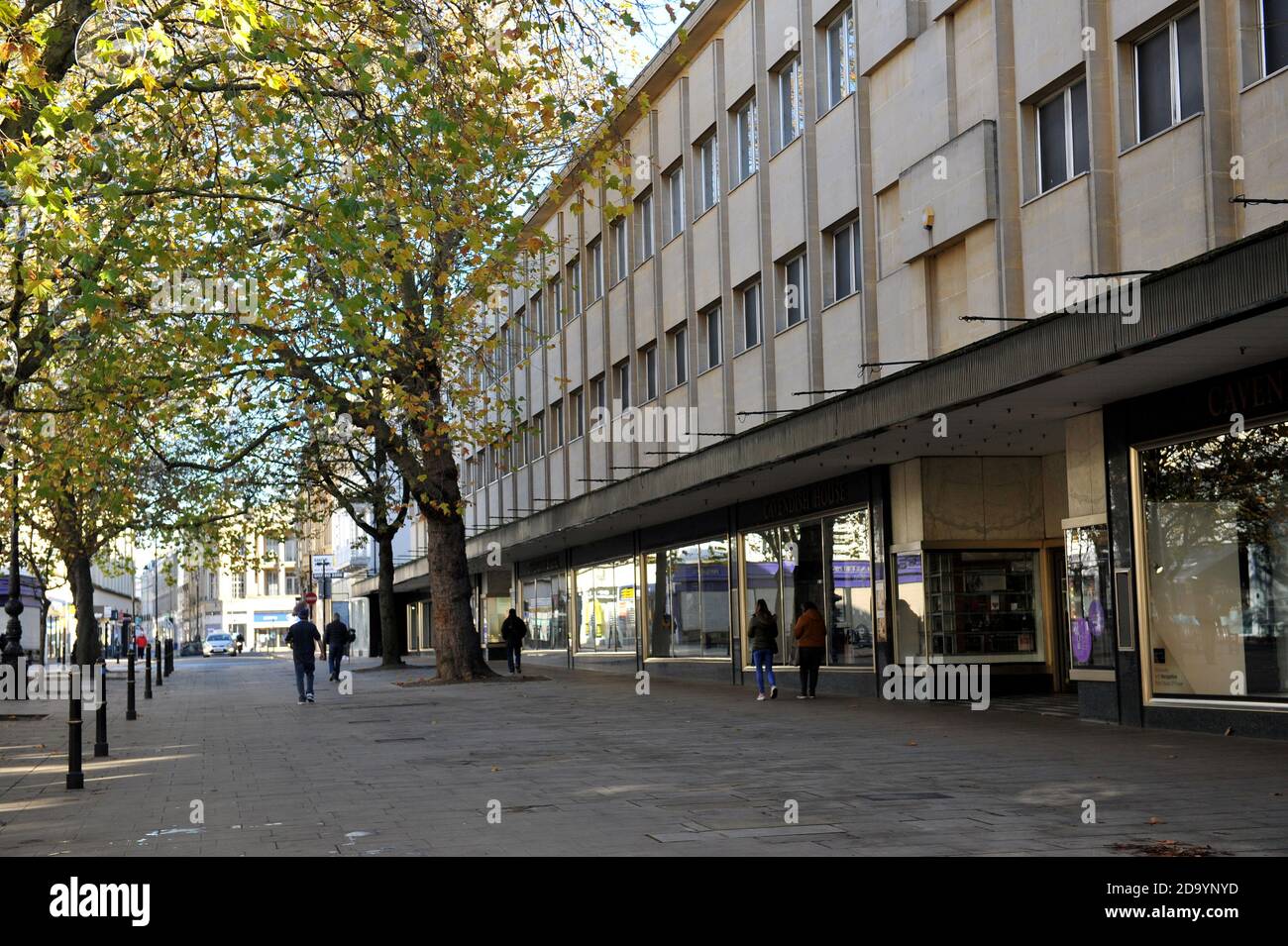 Promenade, Cheltenham. Lockdown Two leaves the streets of Cheltenham ...