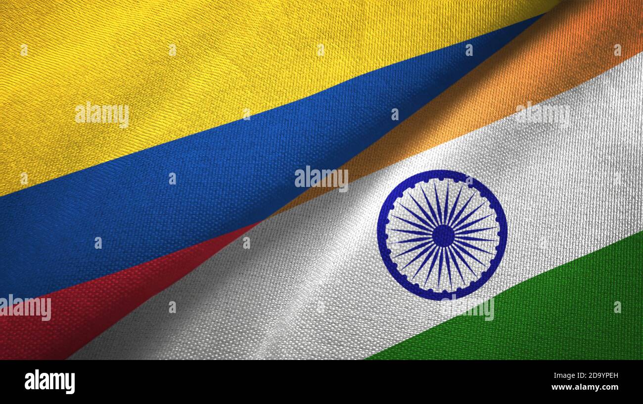 Colombia india flag hi-res stock photography and images - Alamy