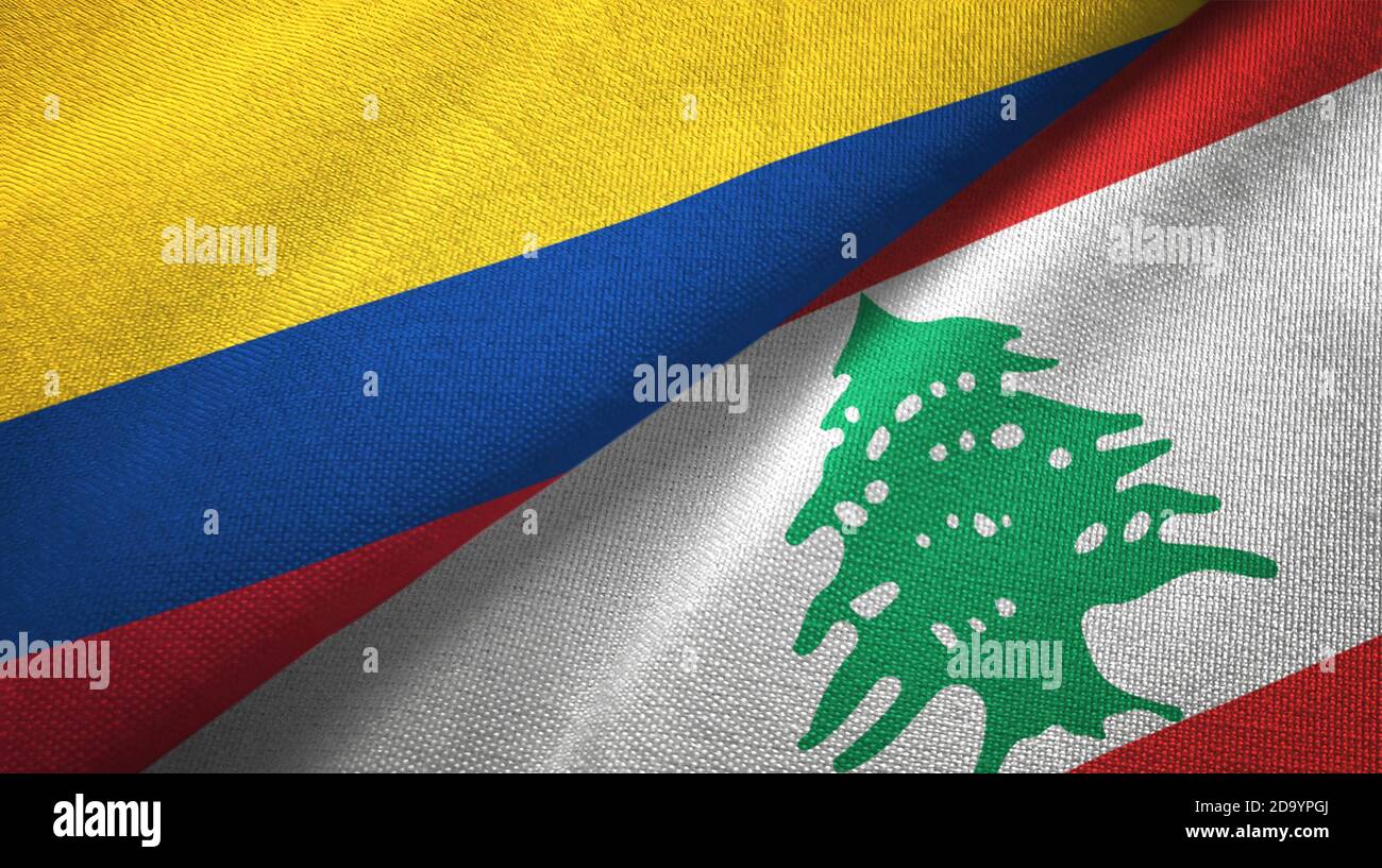 Colombia lebanon flag hi-res stock photography and images - Alamy