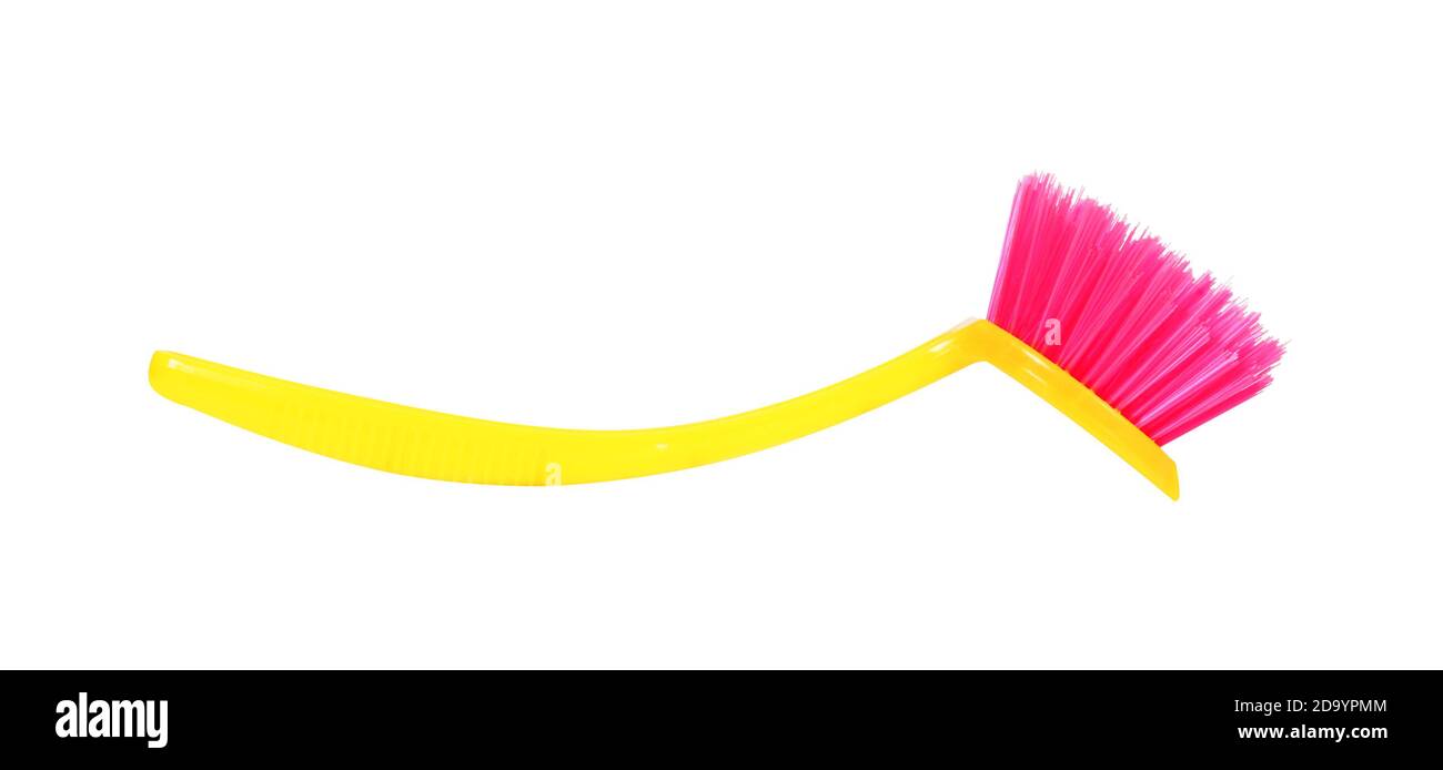 Home and garden - Side view Cleaning brush isolated white background ...
