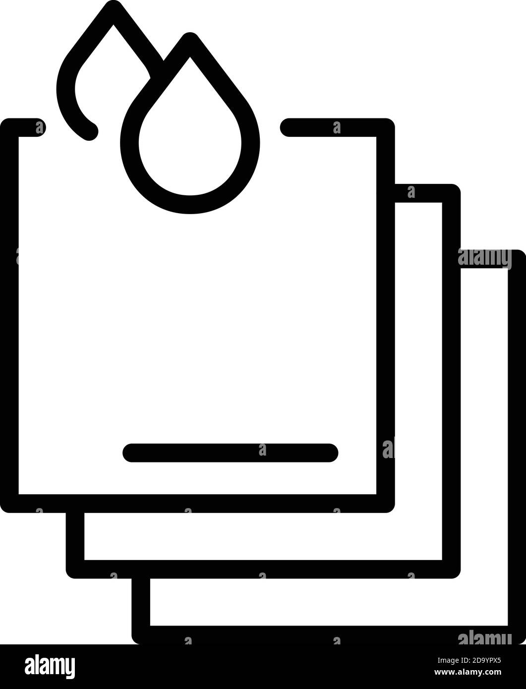 Washing cloth service icon. Outline washing cloth service vector icon ...