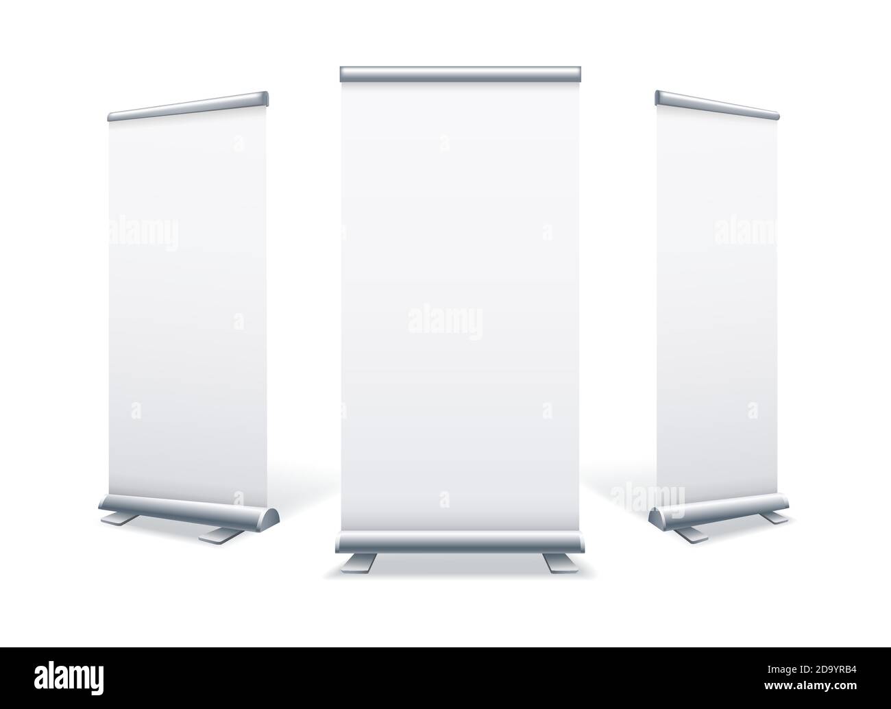 Empty pull ups banners Stock Vector Image & Art - Alamy