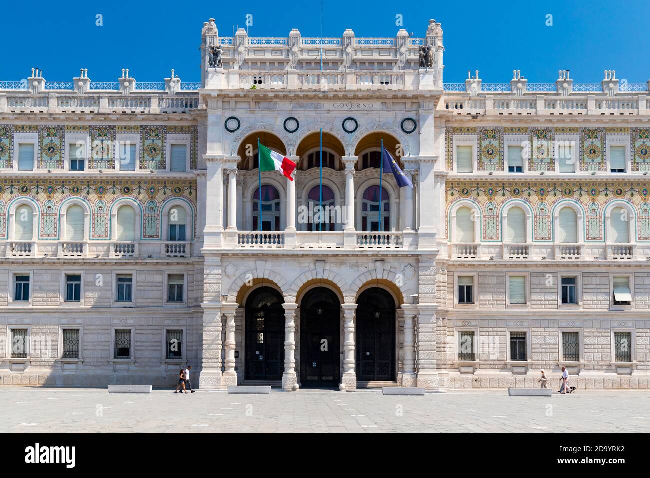 Historic centre in Terst, Italy Stock Photo - Alamy