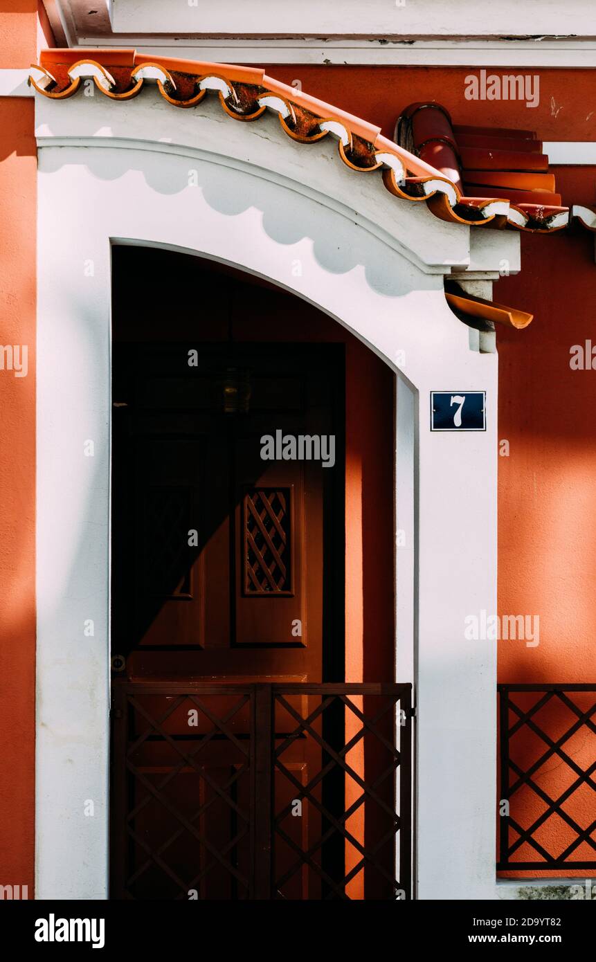 Vintage number 7 building hi-res stock photography and images - Alamy