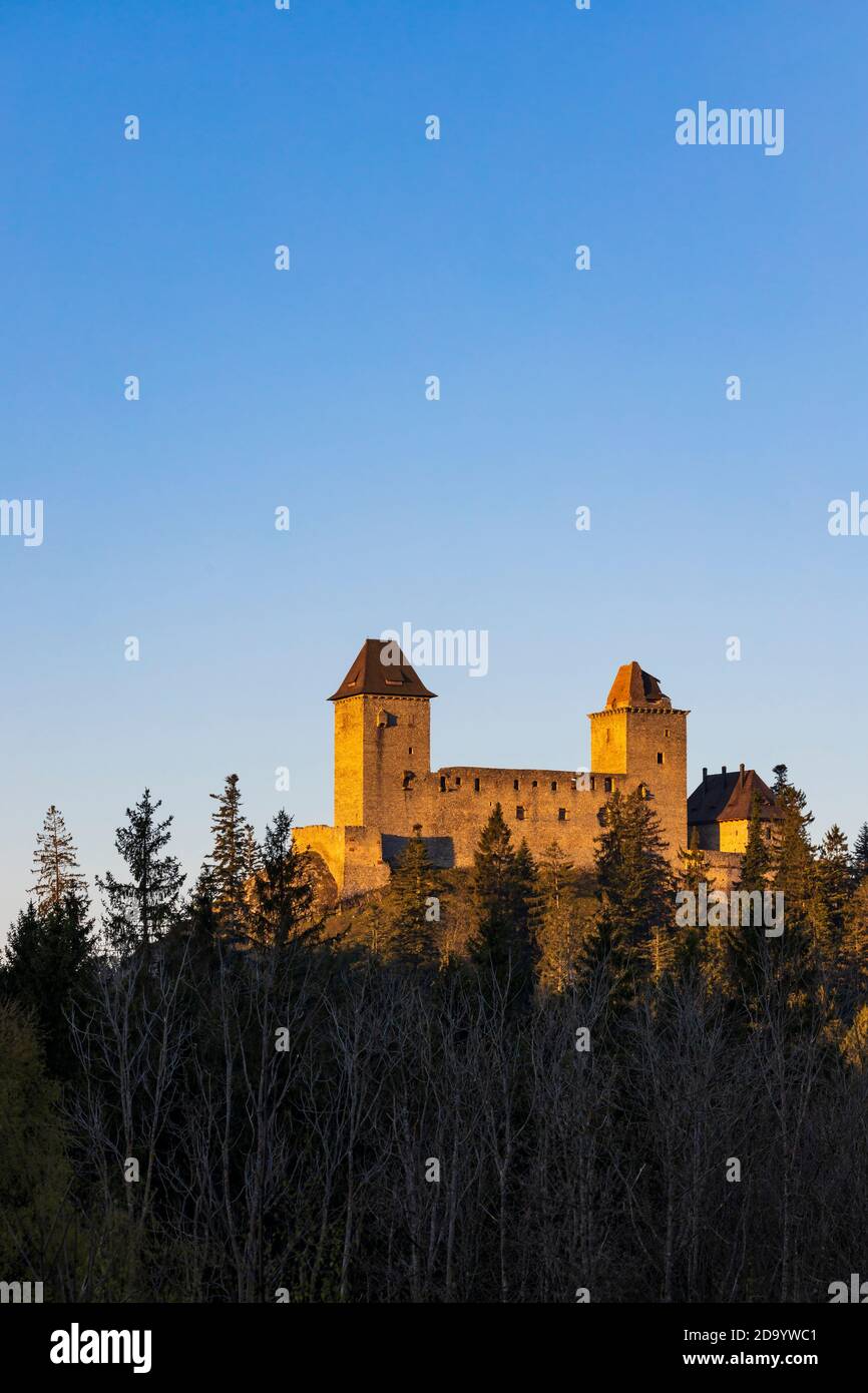 Kasperk castle in Sumava, Czech Republic Stock Photo - Alamy