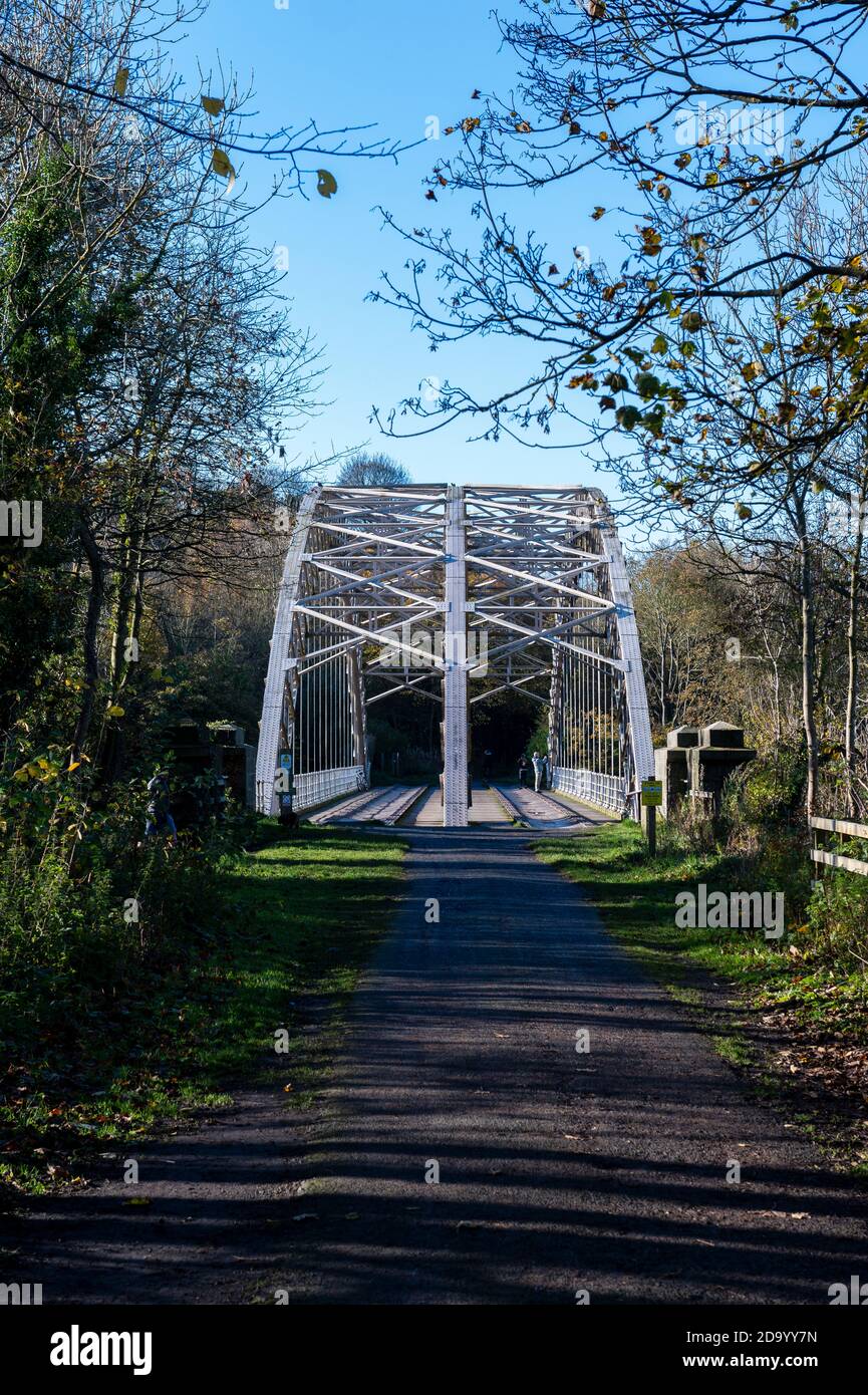 Wylam Railway Bridge, Wylam, Northumberland, UK Stock Photo - Alamy