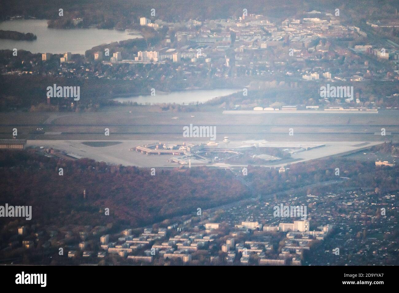 Berlin, Germany. 08th Nov, 2020. Berlin-Tegel Airport can be seen ...