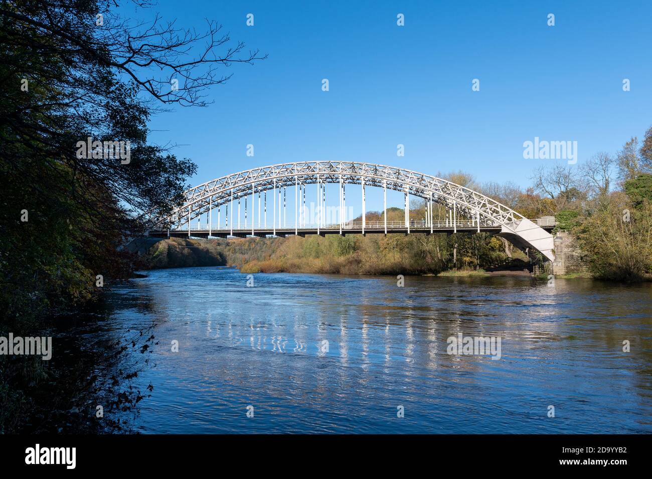 Wylam Railway Bridge, Wylam, Northumberland, UK Stock Photo - Alamy