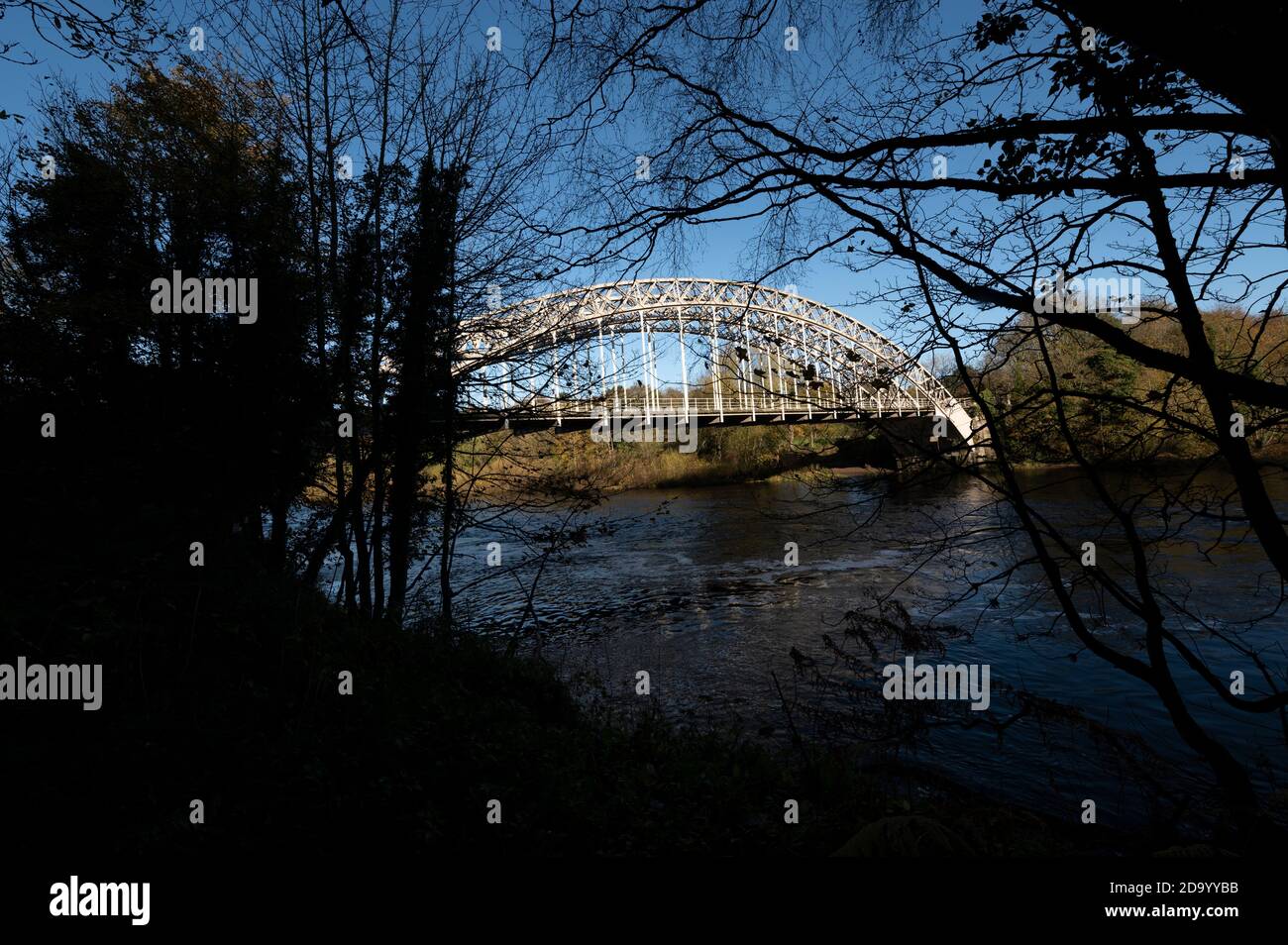 Wylam Railway Bridge, Wylam, Northumberland, UK Stock Photo - Alamy