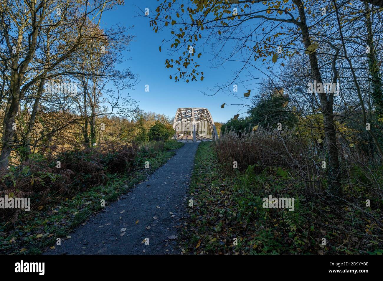Wylam Railway Bridge, Wylam, Northumberland, UK Stock Photo - Alamy