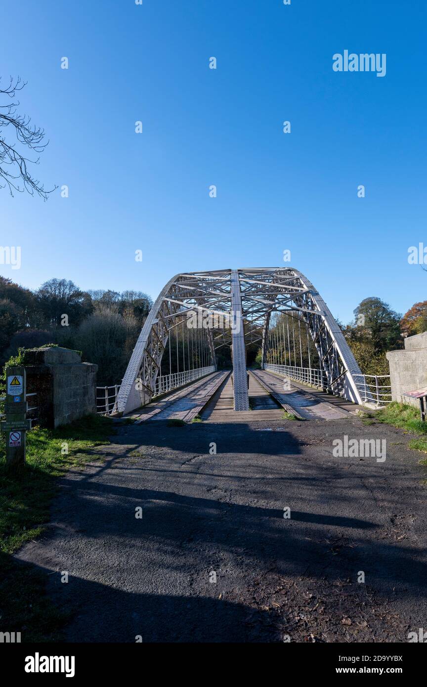 Wylam Railway Bridge, Wylam, Northumberland, UK Stock Photo - Alamy
