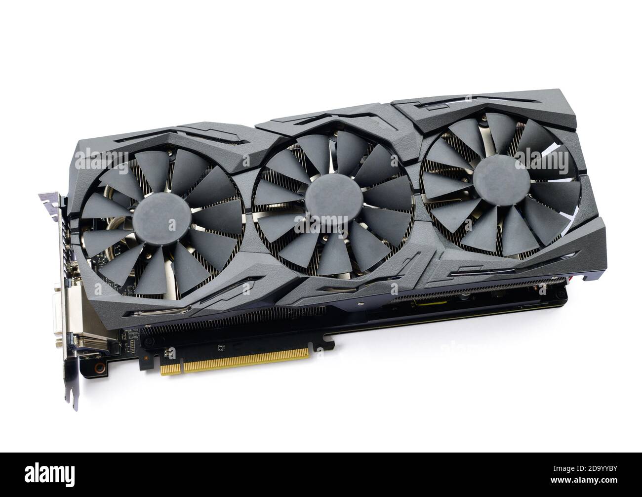 High performance graphics card on white background Stock Photo - Alamy