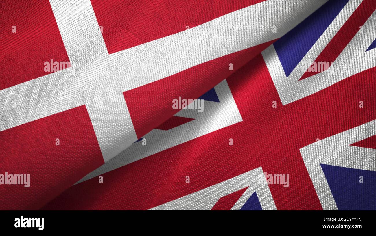 United kingdom kingdom denmark flags hi-res stock photography and ...