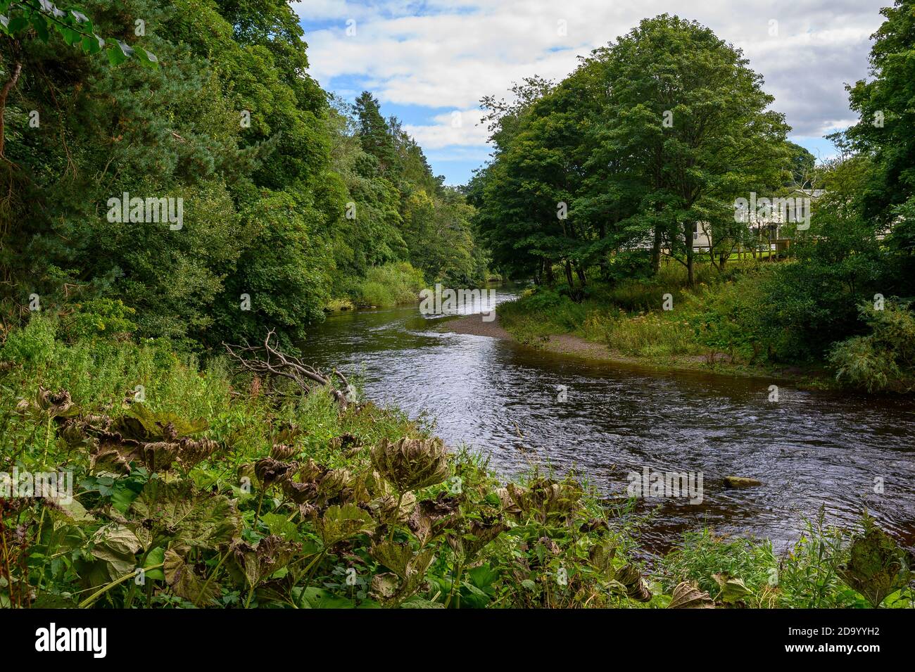 Rothbury, Northumberland village,UK Stock Photo - Alamy
