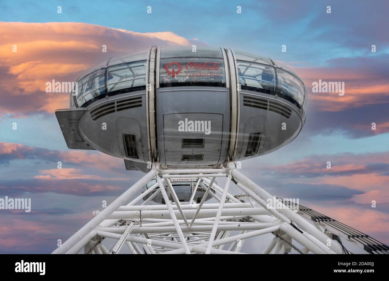Capsule on the London Eye, London, England, UK Stock Photo - Alamy