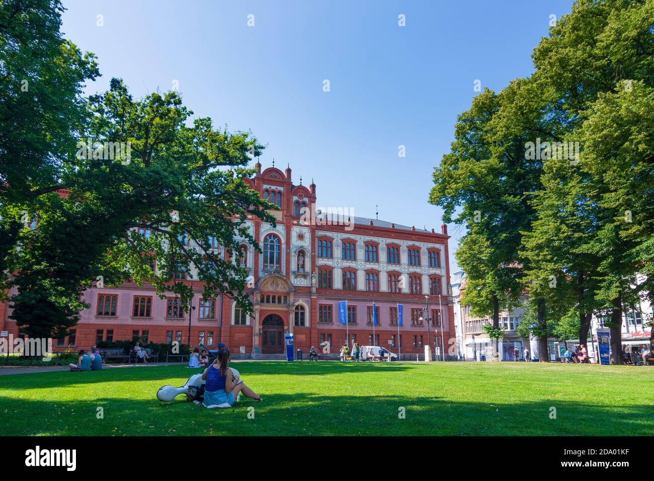 Rostock: Main building of the University of Rostock, Ostsee (Baltic Sea ...