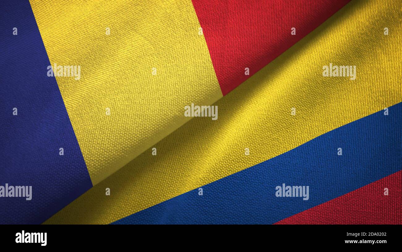 Colombia romania flag hi-res stock photography and images - Alamy