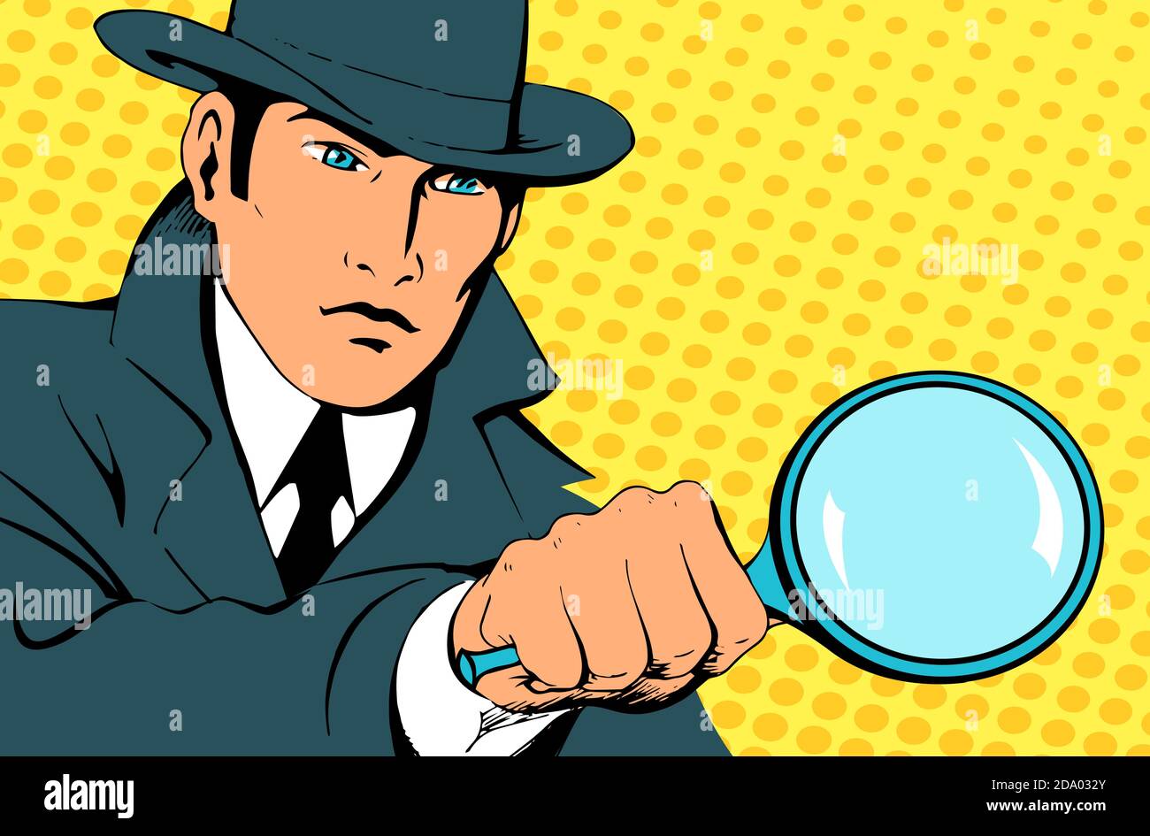 Detective Hat And Magnifying Glass