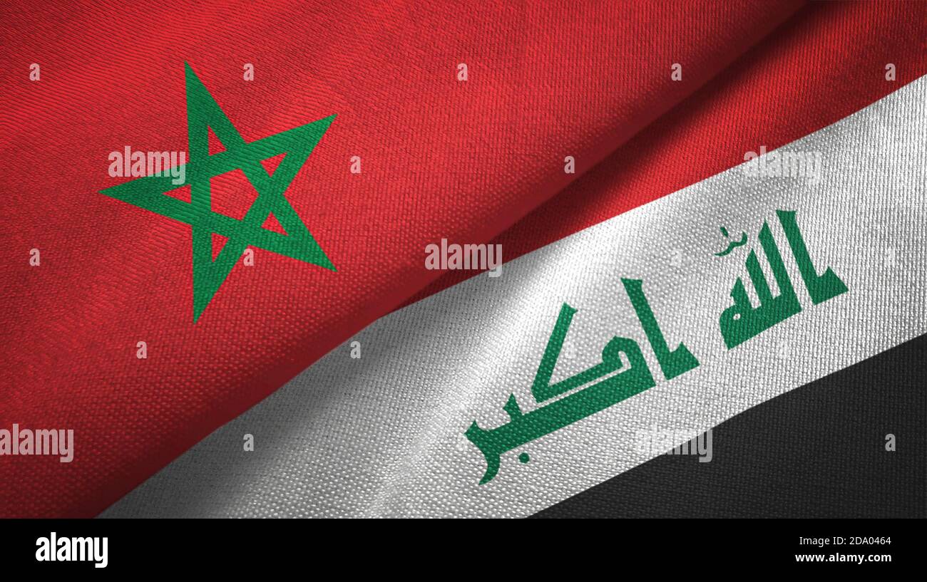 Iraq morocco flag hi-res stock photography and images - Alamy