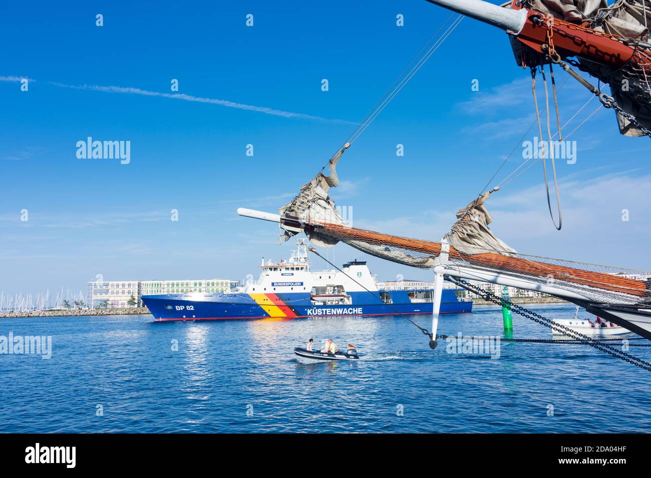 Ship bamberg of kustenwache german federal coast guard hi-res stock ...