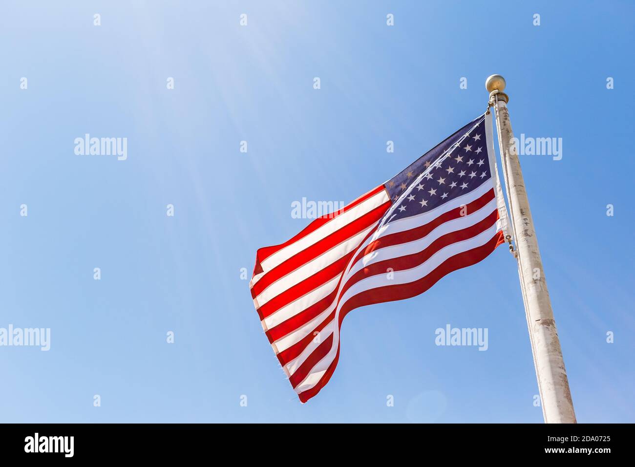 Blue sky with slight white clouds hi-res stock photography and images ...