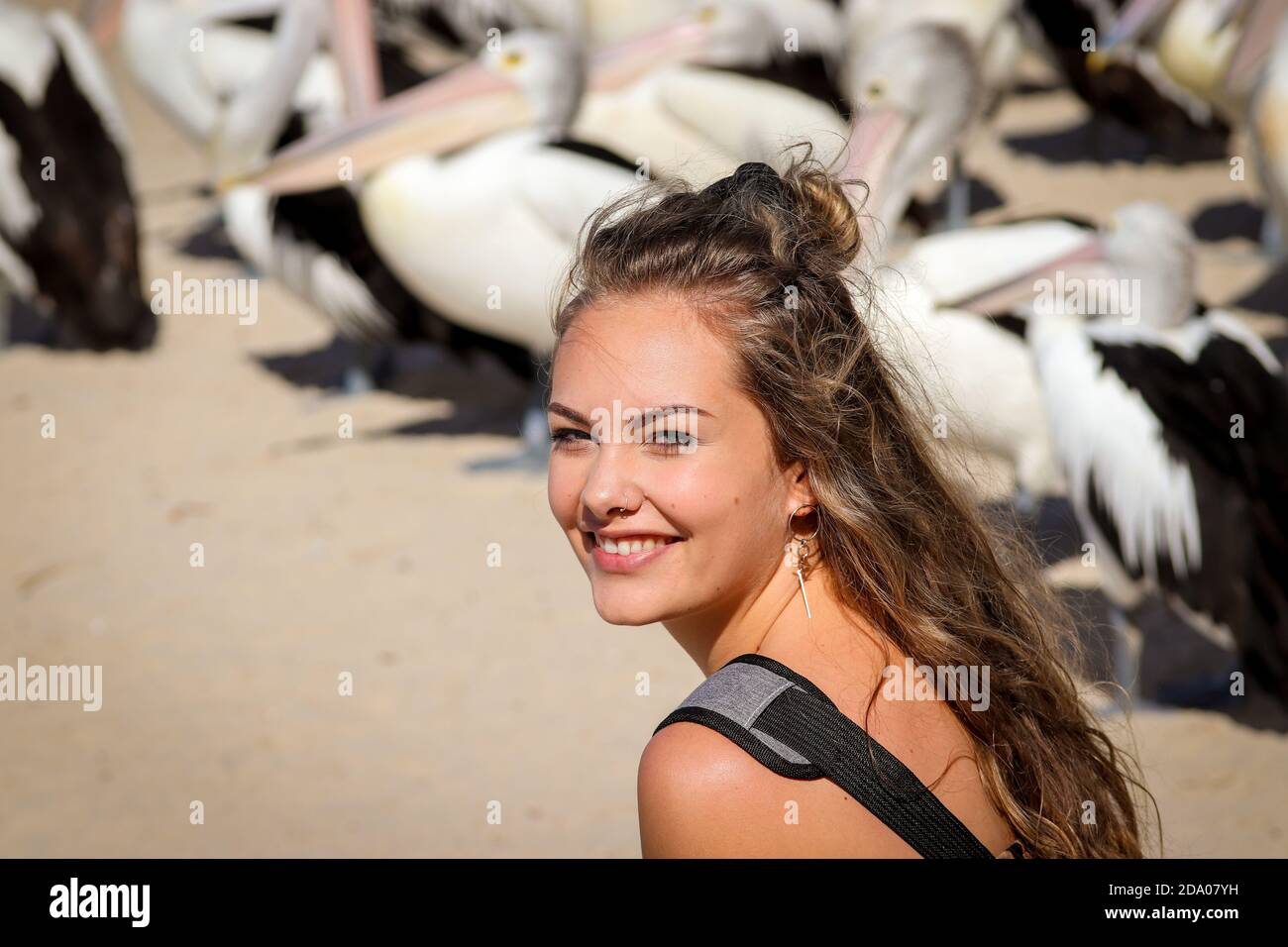 Friendly Faces in Australia Stock Photo - Alamy