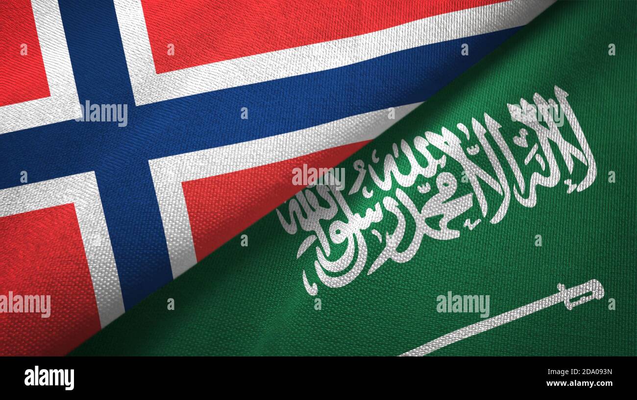 Saudi arabia norway flag hi-res stock photography and images - Alamy