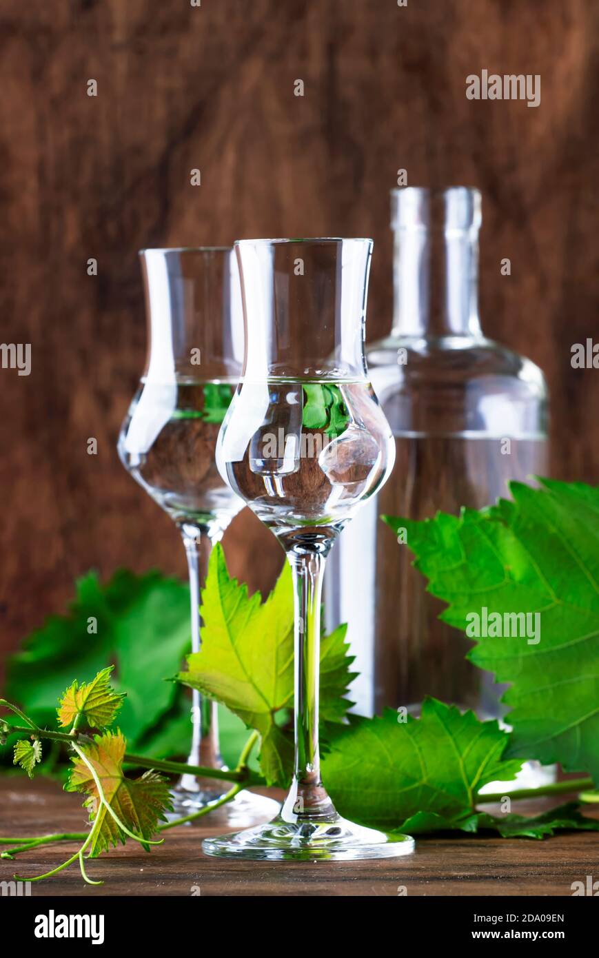 Grape vodka, pisco - traditional Peruvian strong alcoholic drink in ...