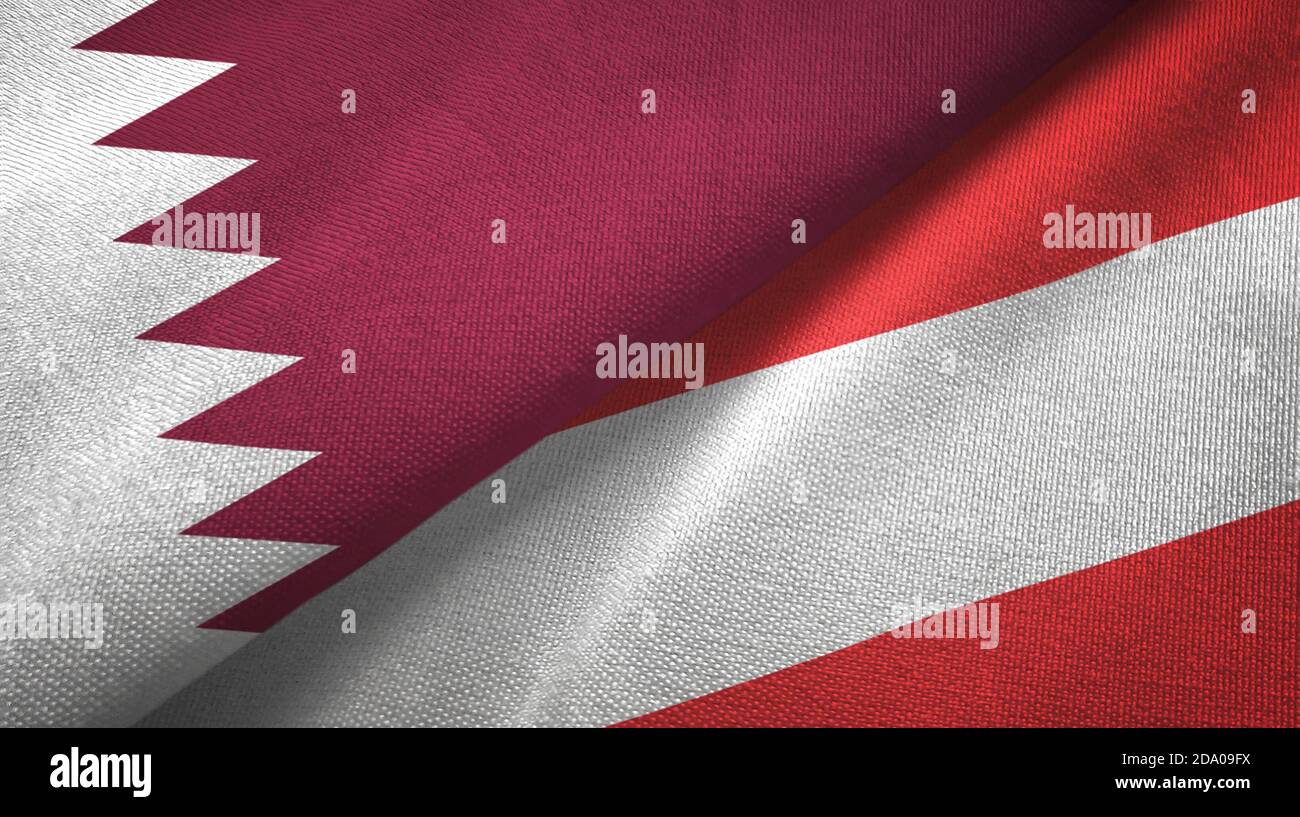 Qatar austria flag hi-res stock photography and images - Alamy