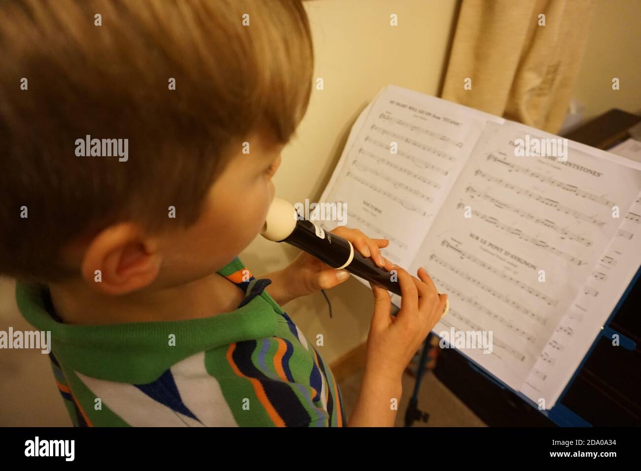 Boy recorder hi-res stock photography and images - Alamy