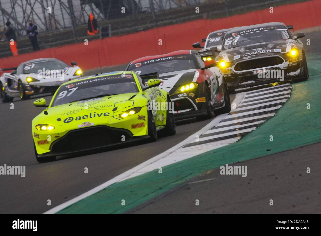 Silverstone, UK. 08th Nov, 2020. TF Sport Aston Martin Vantage AMR GT4 ...