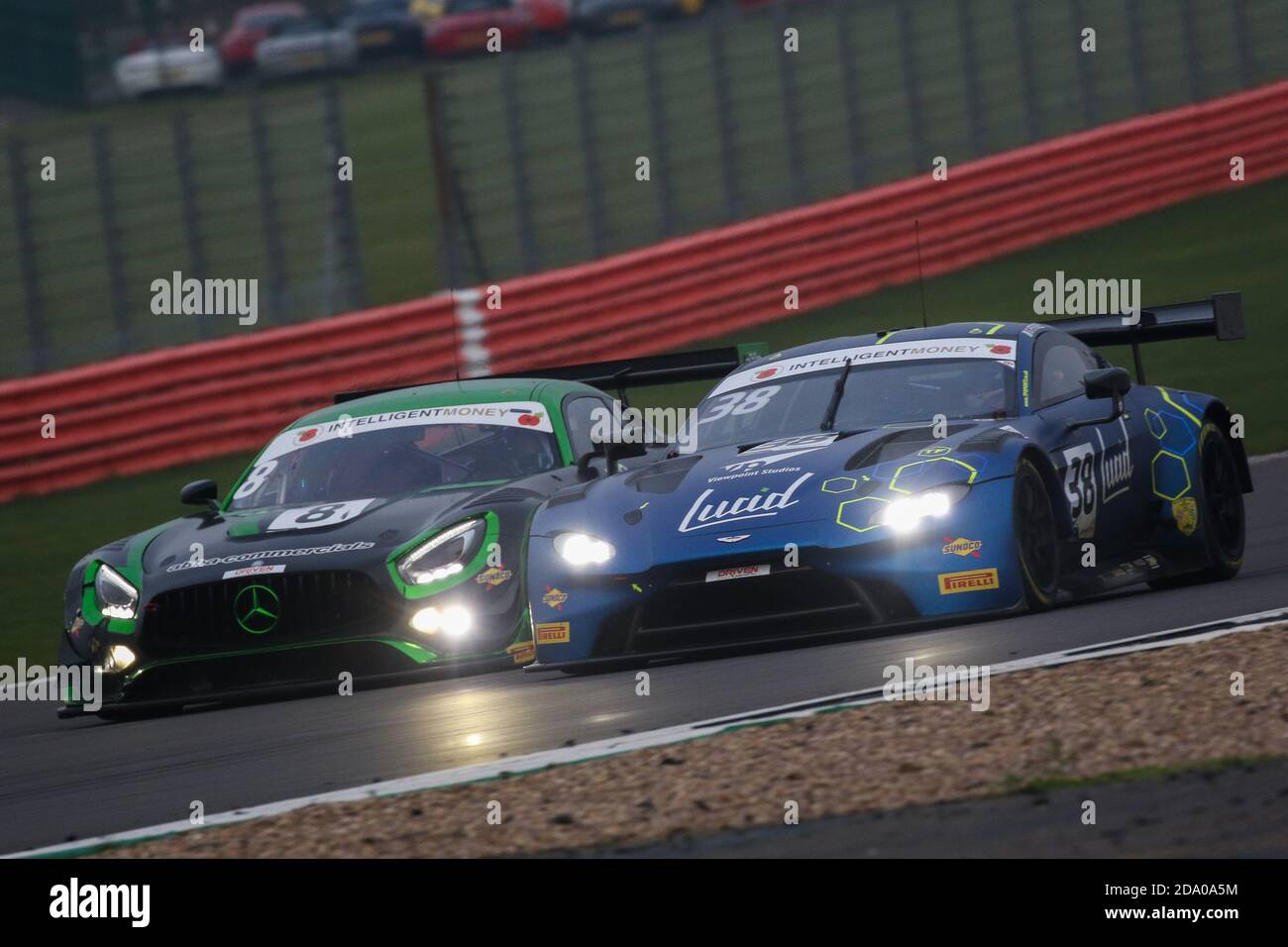 Silverstone, UK. 08th Nov, 2020. Team ABBA Racing Mercedes-AMG GT3 with ...