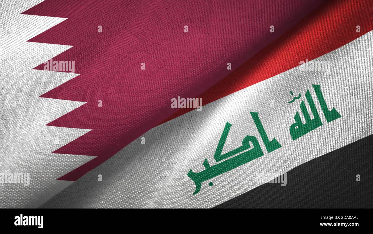 Qatar iraq flag hi-res stock photography and images - Alamy