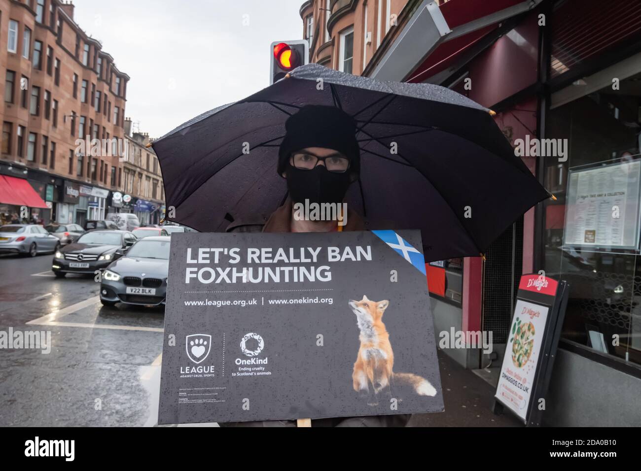 Fox hunt protest scotland hi-res stock photography and images - Alamy