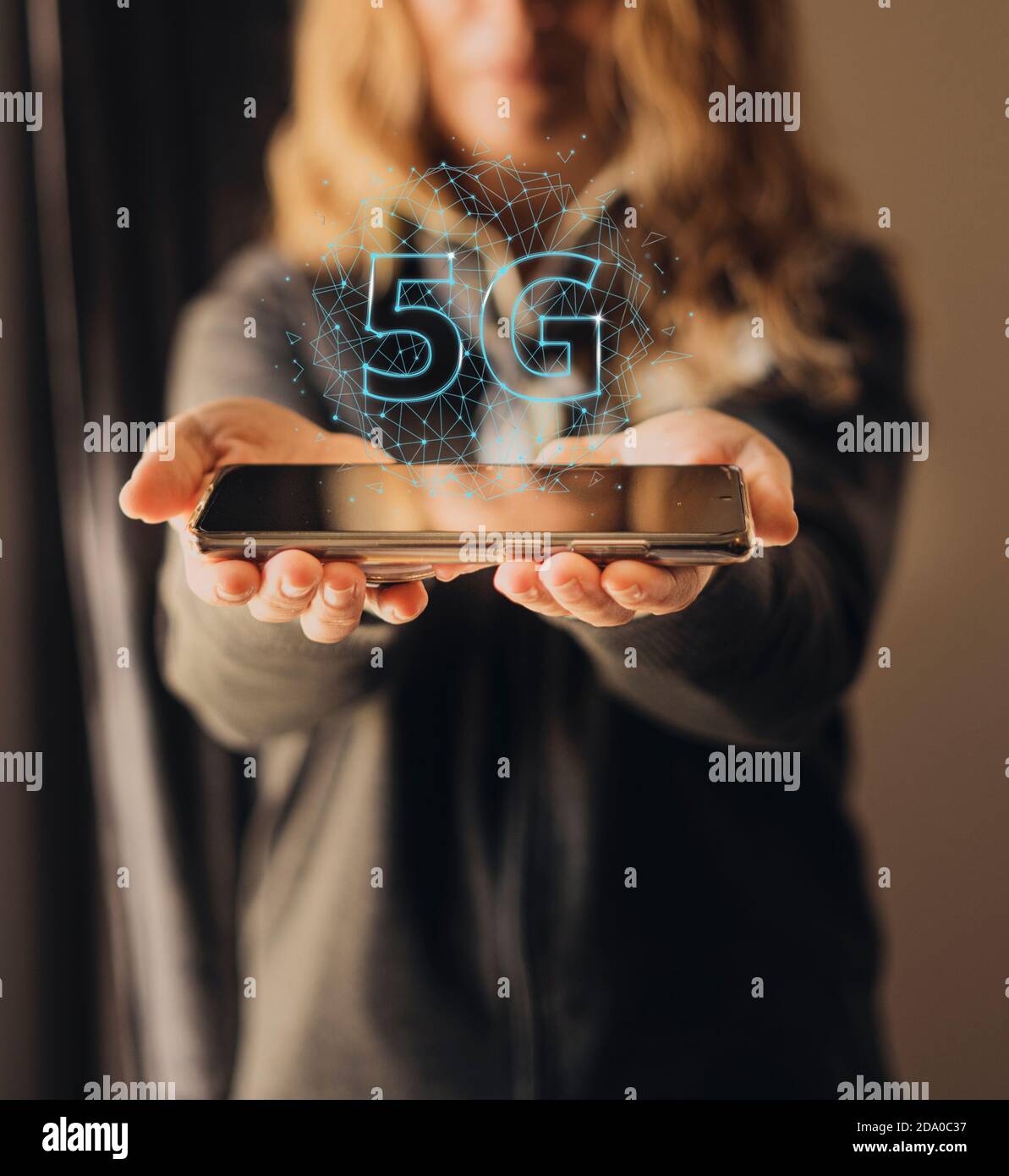 pics at 5G new generation technology is coming Stock Photo - Alamy