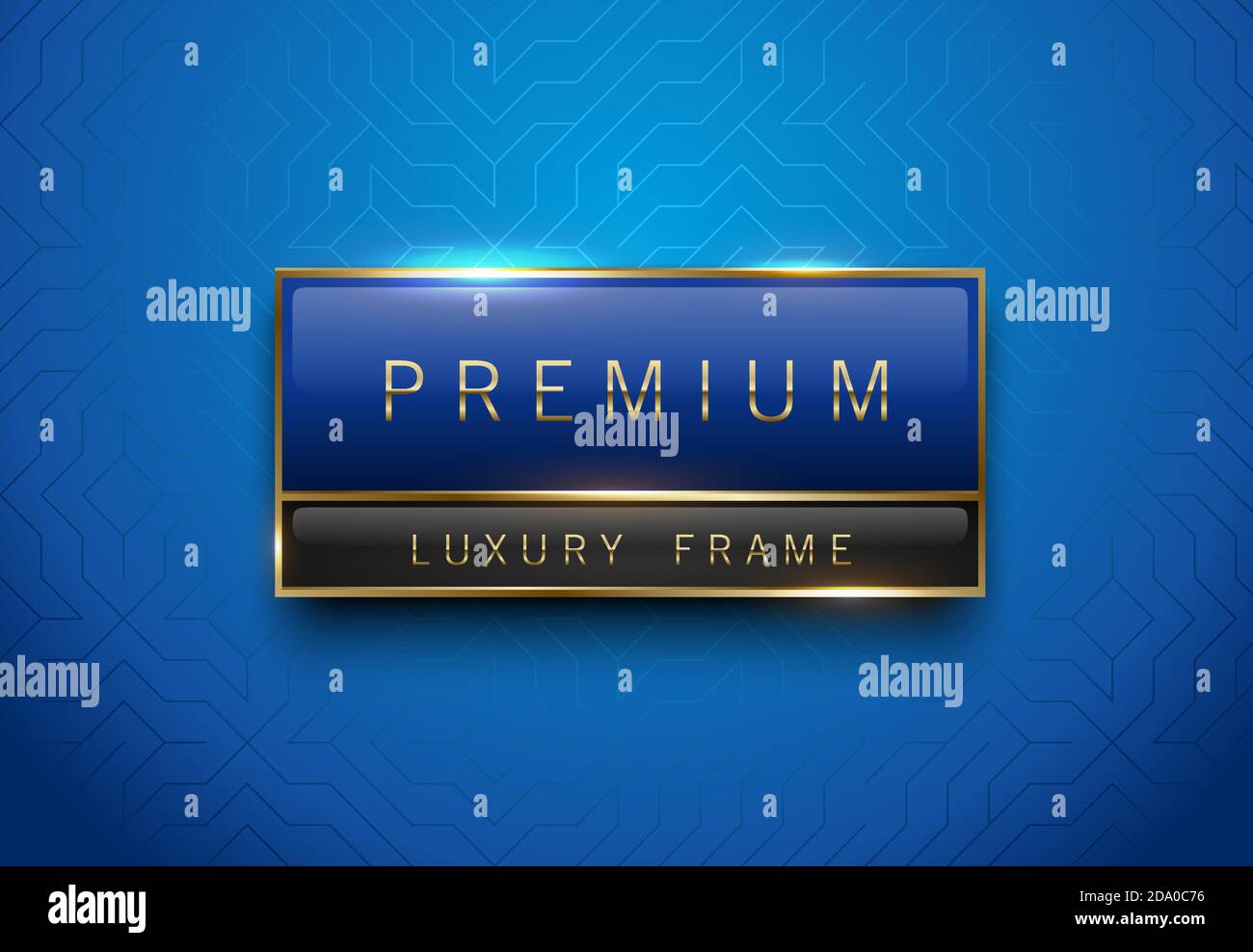 Royal blue and gold logo background hi-res stock photography and images ...