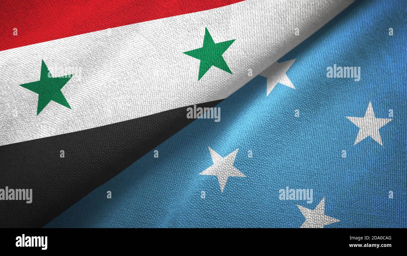Syria micronesia flag hi-res stock photography and images - Alamy