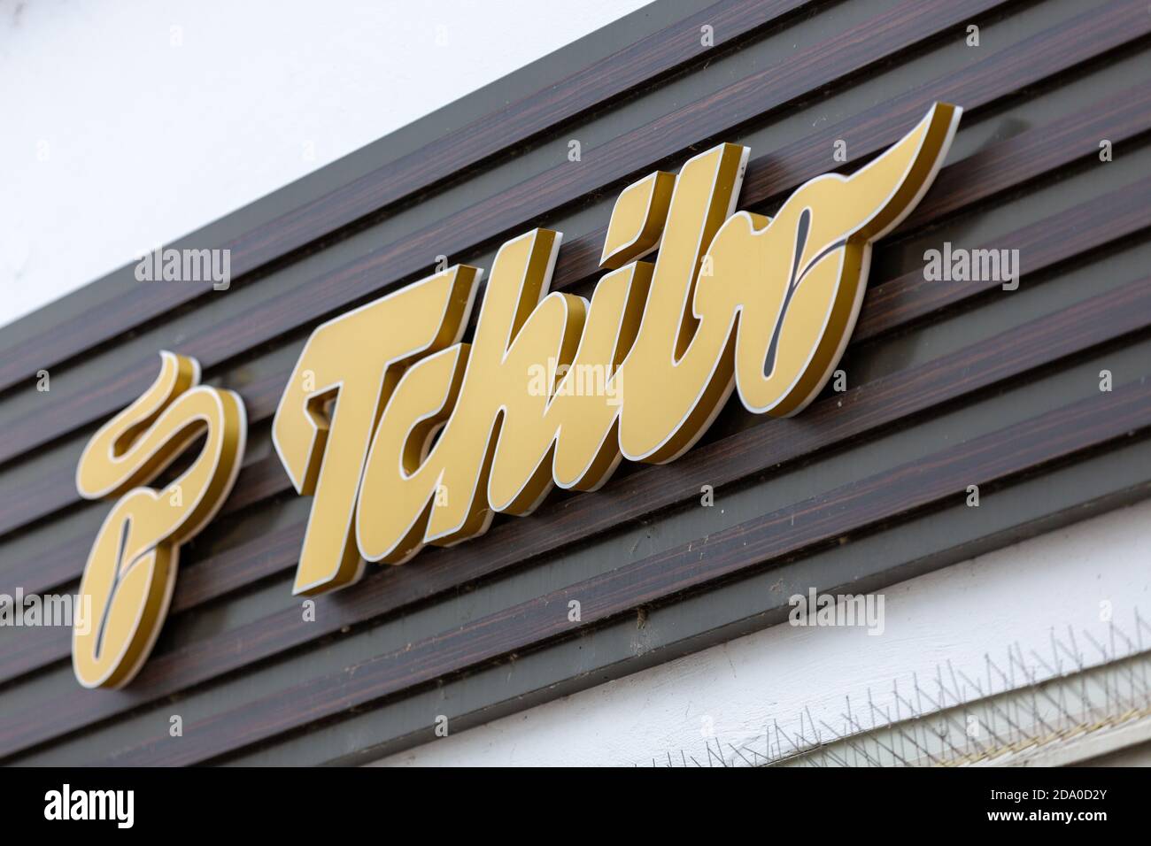 PASSAU / GERMANY - NOVEMBER 8, 2020: Tchibo branch. Tchibo is a German ...