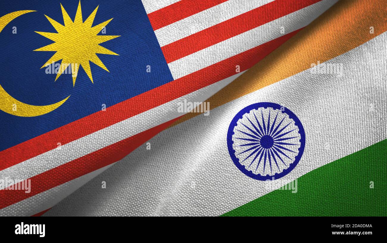 India malaysia flag hi-res stock photography and images - Alamy
