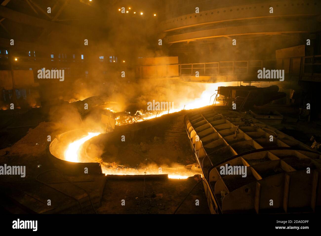 Blast furnace tapping hi-res stock photography and images - Alamy